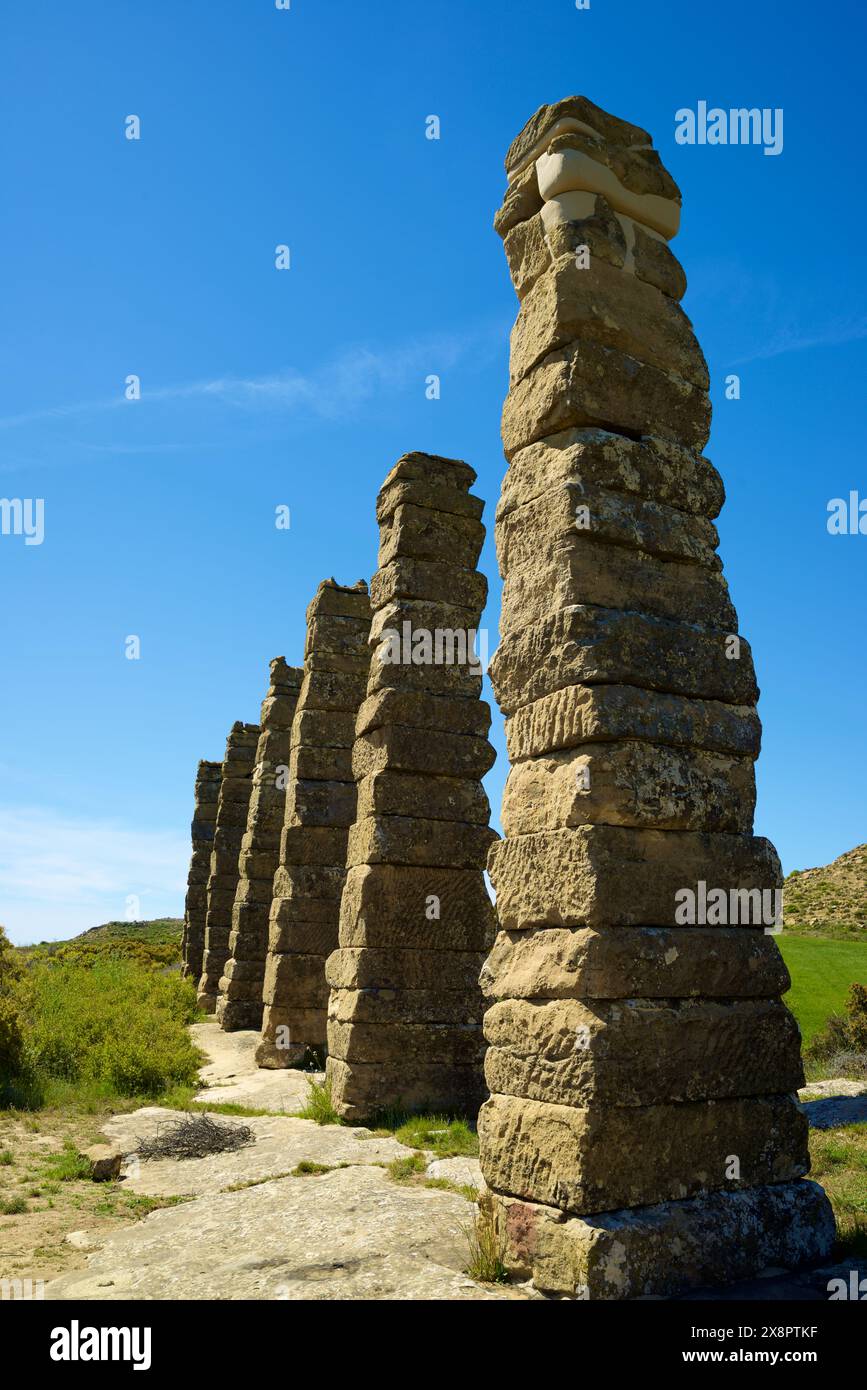 Los Banales archaeological site in Uncastillo, Cinco Villas, Zaragoza ...