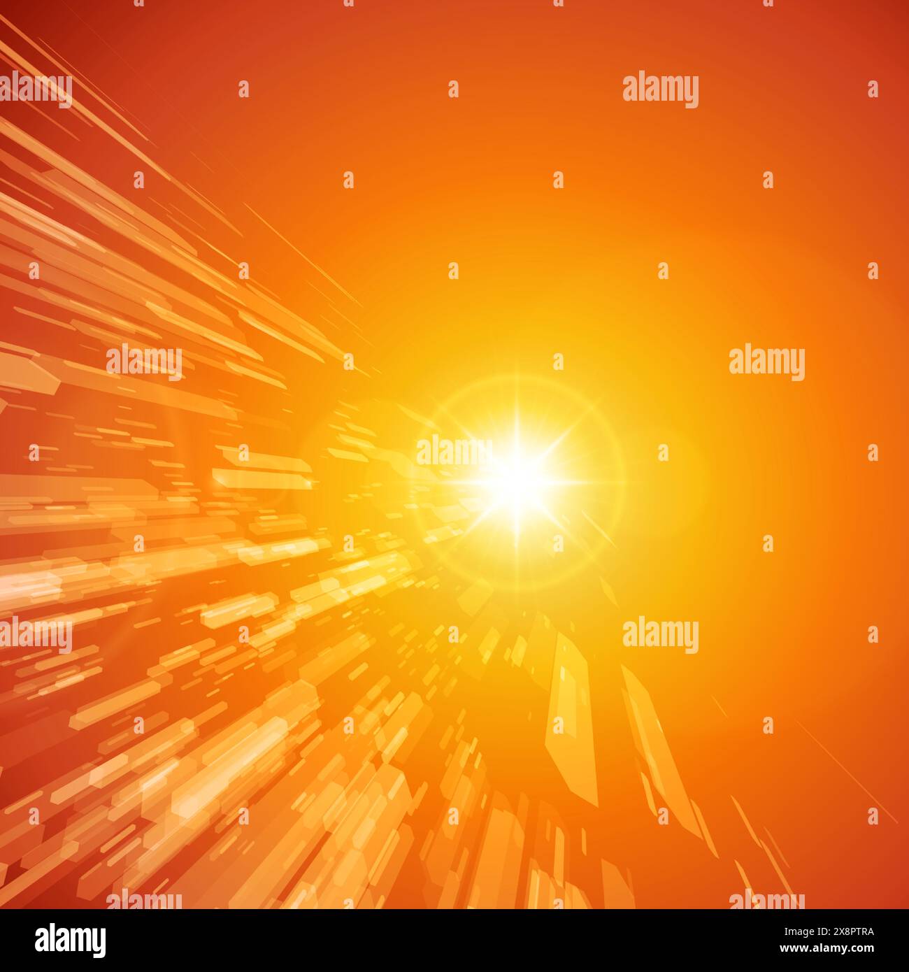 Vibrant burst of yellow radiates hi-res stock photography and images ...
