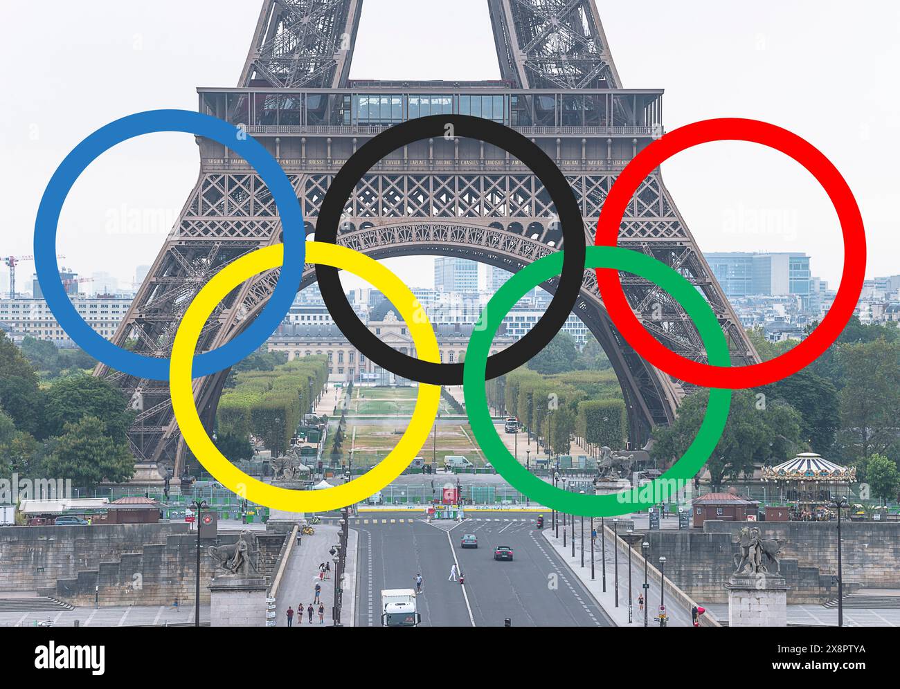 Summer olympic games 2024 in Paris concept Stock Photo - Alamy