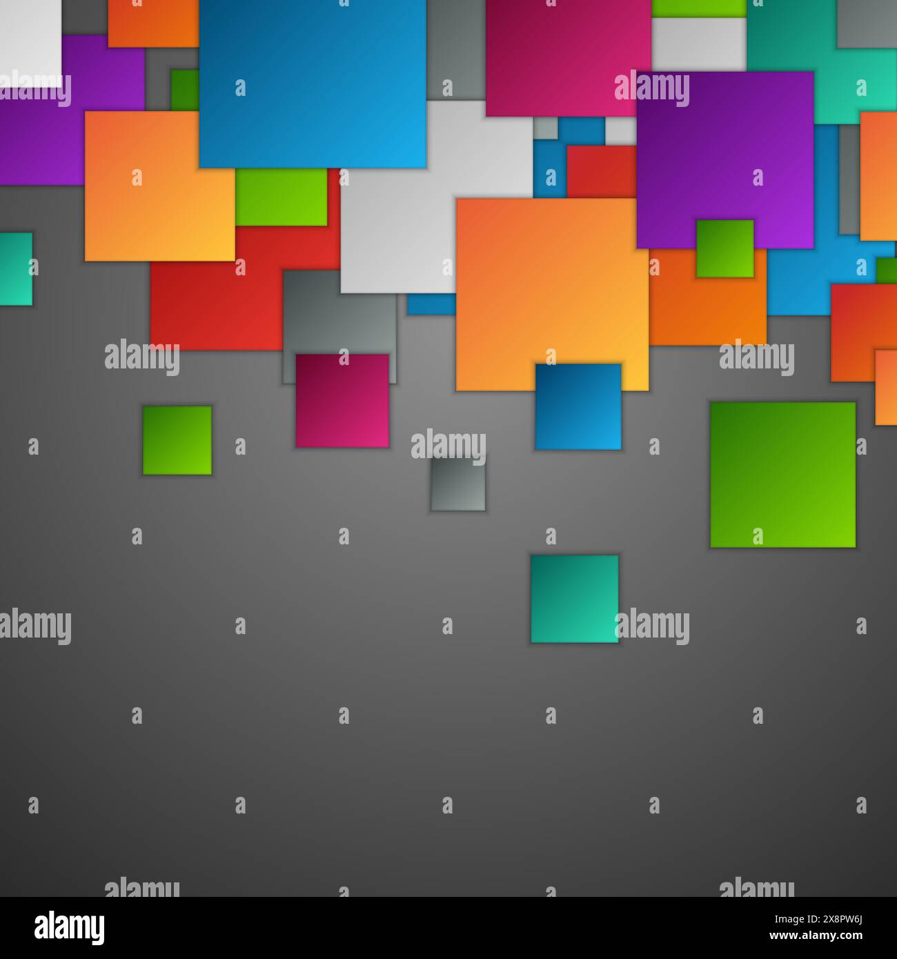 Overlapping shapes in bright colors hi-res stock photography and images - Alamy