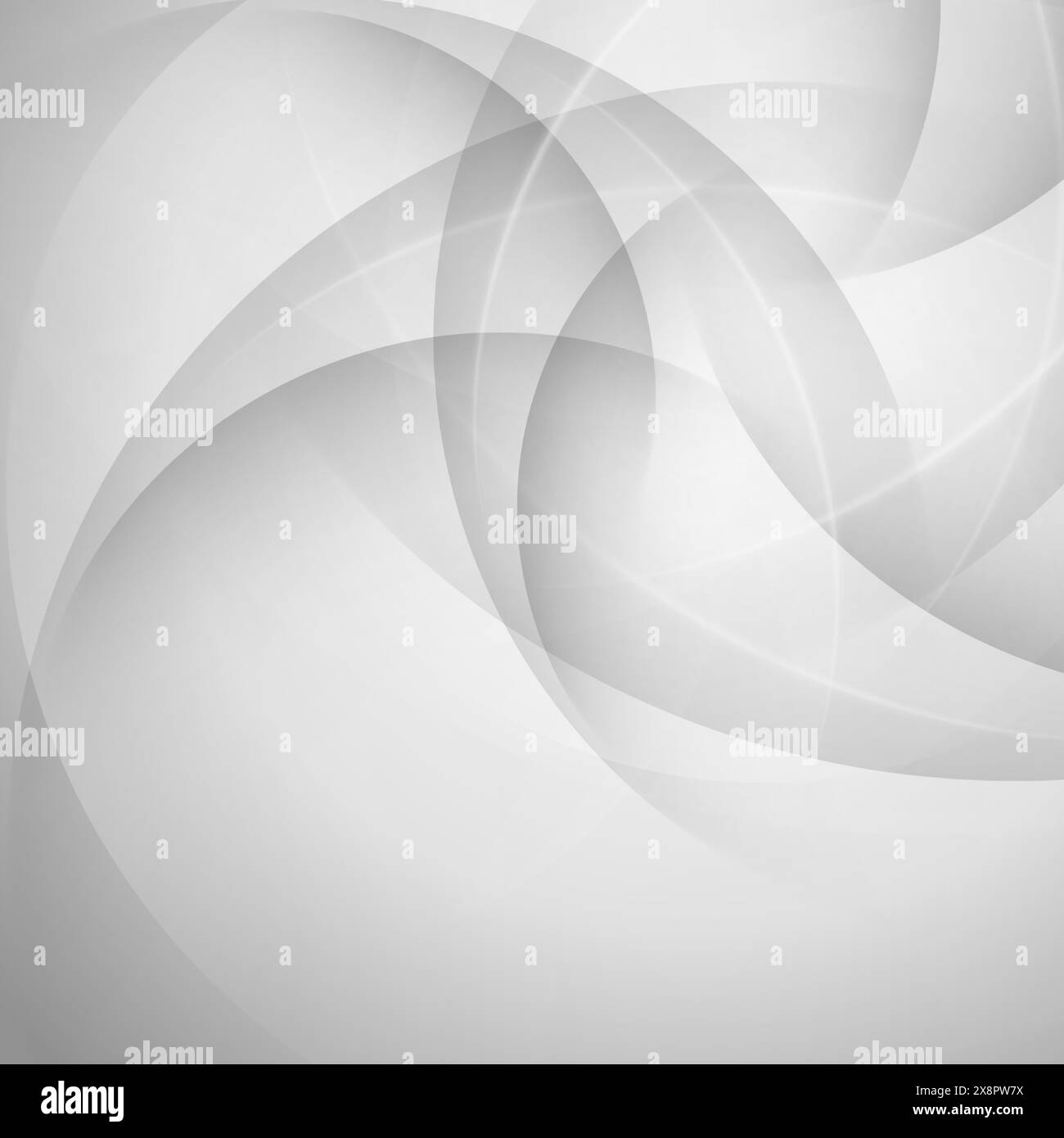 A gradient of grey forms an abstract backdrop with multiple transparent circles overlapping ...
