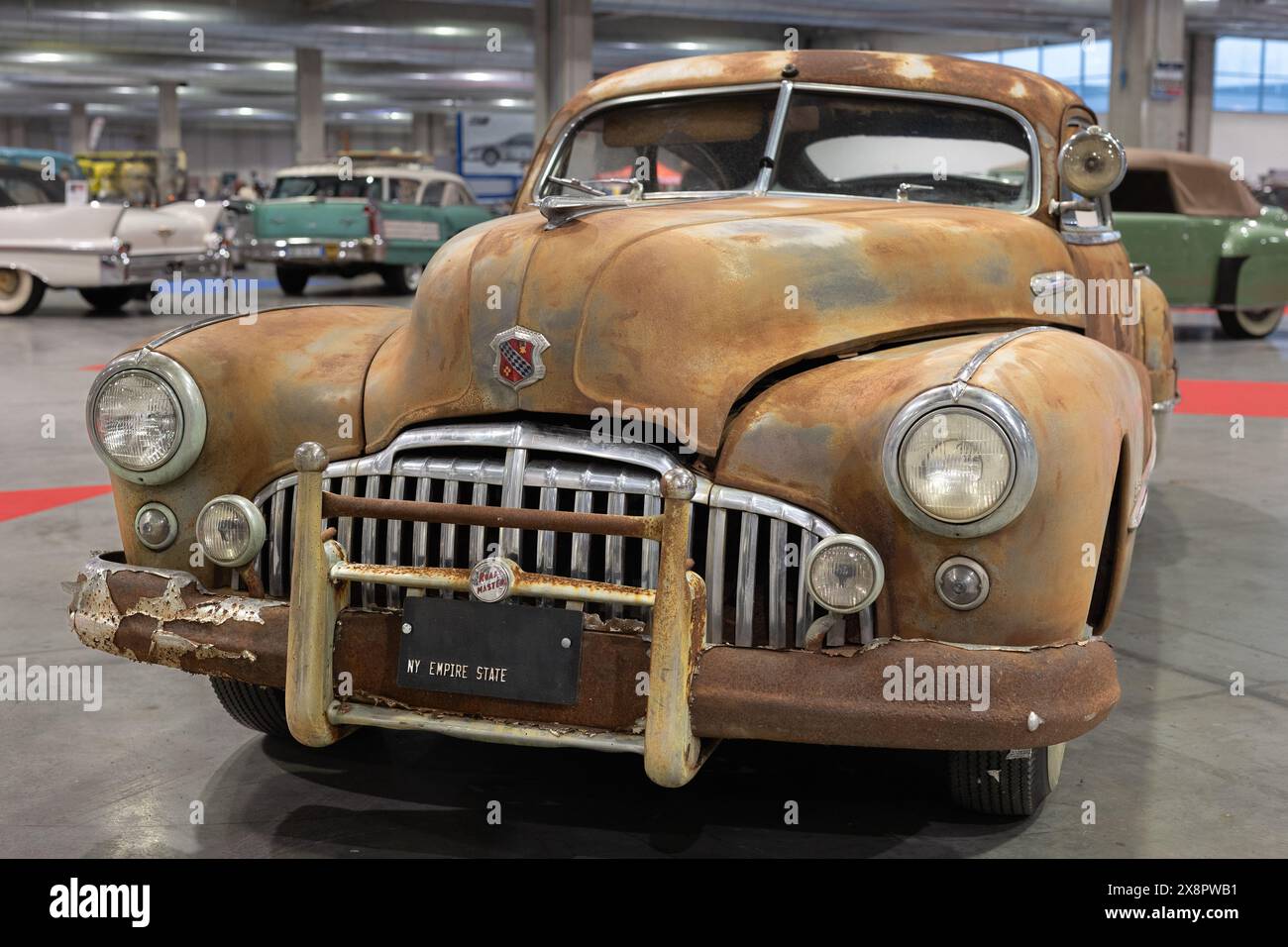Rusty Buick Fastback Coupe Roadmaster Sedanette Produced in 1946 Stock ...