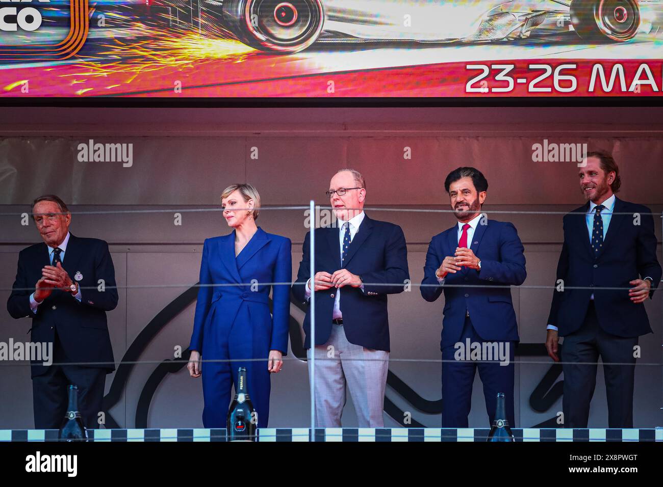 Monaco, Principality Of Monaco. 26th May, 2024. Podium of the race with ...
