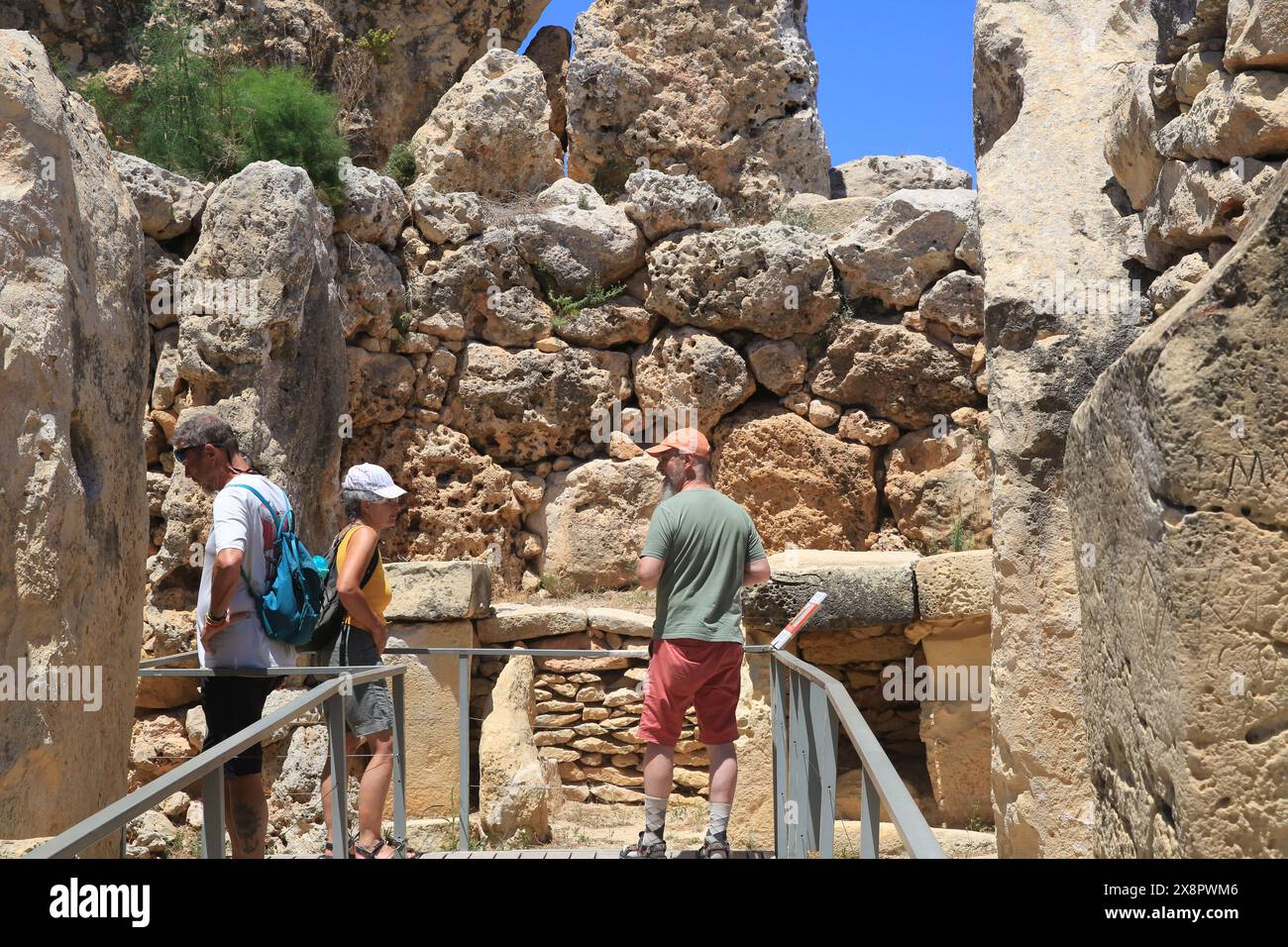 Gozo, Malta. 26th May, 2024. People visit the Ggantija Temples, a ...