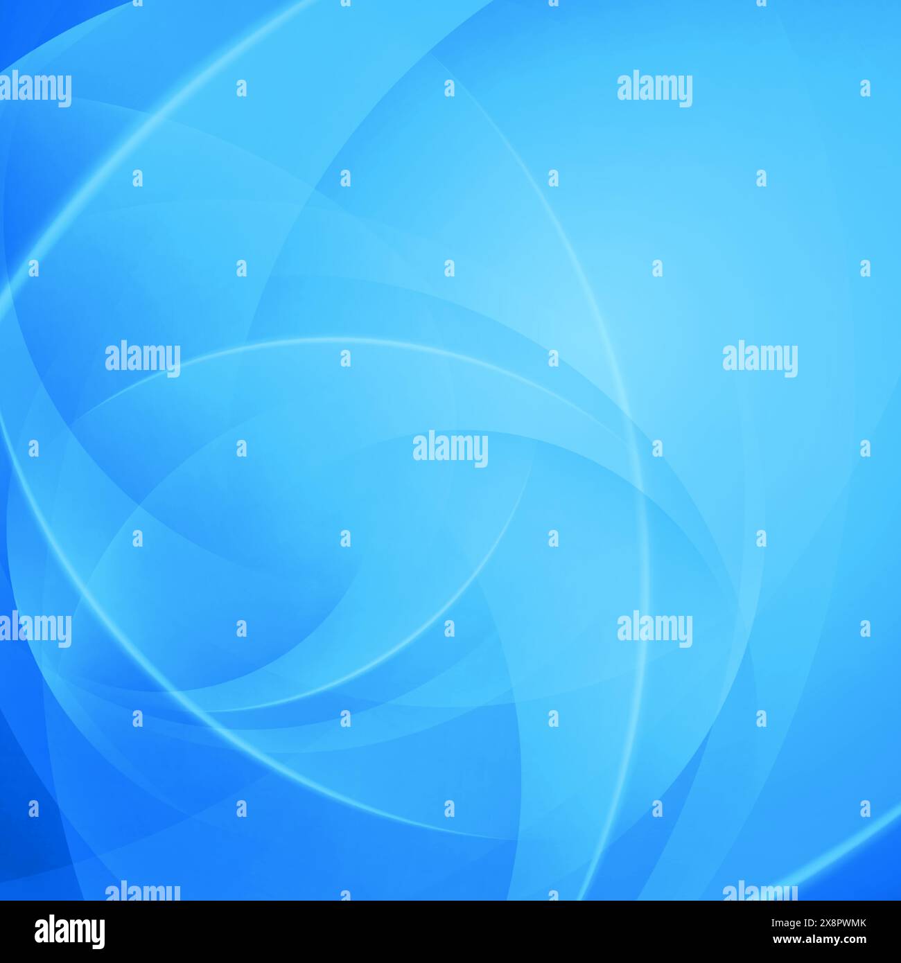 A gradient of blue hues forms an abstract backdrop with multiple transparent circles overlapping ...