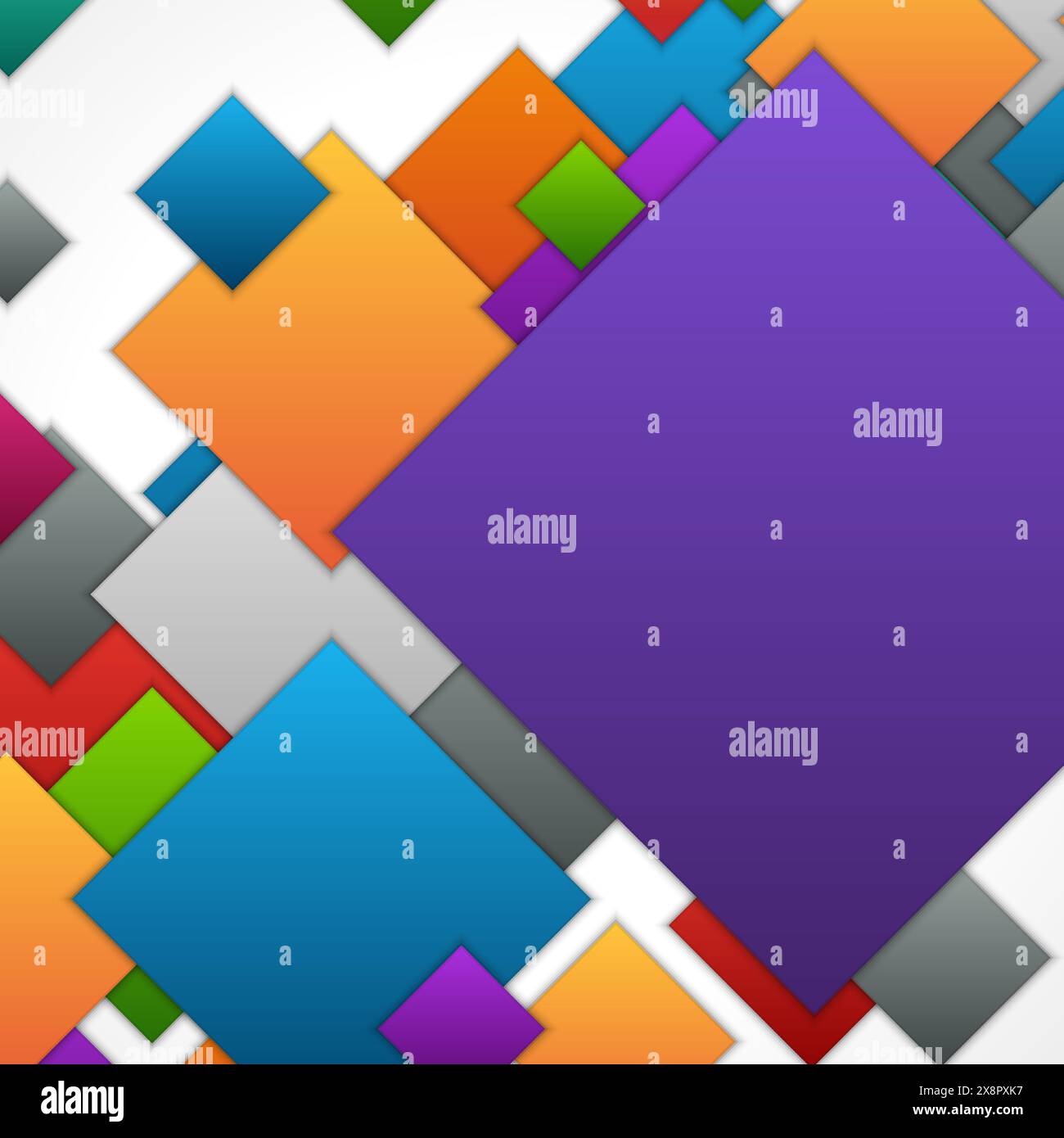 Overlapping shapes in bright colors hi-res stock photography and images ...