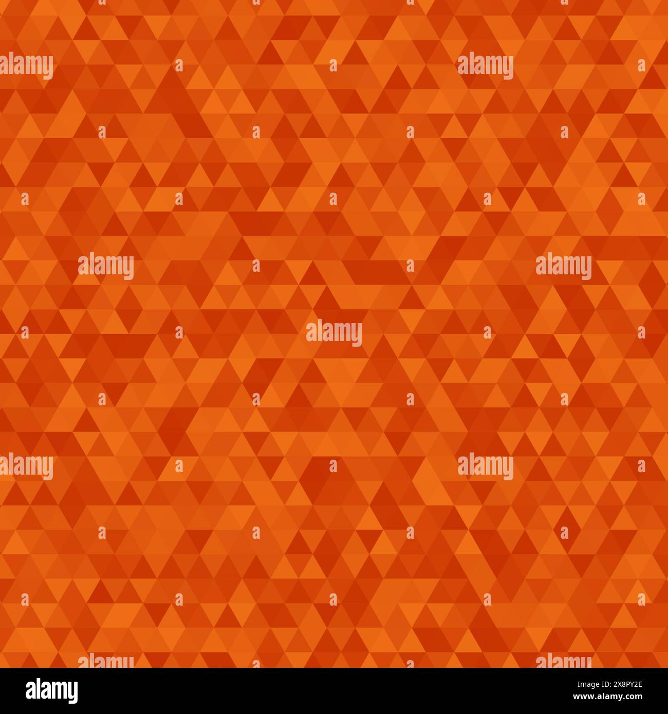 Bright orange background filled with an array of triangular shapes in ...