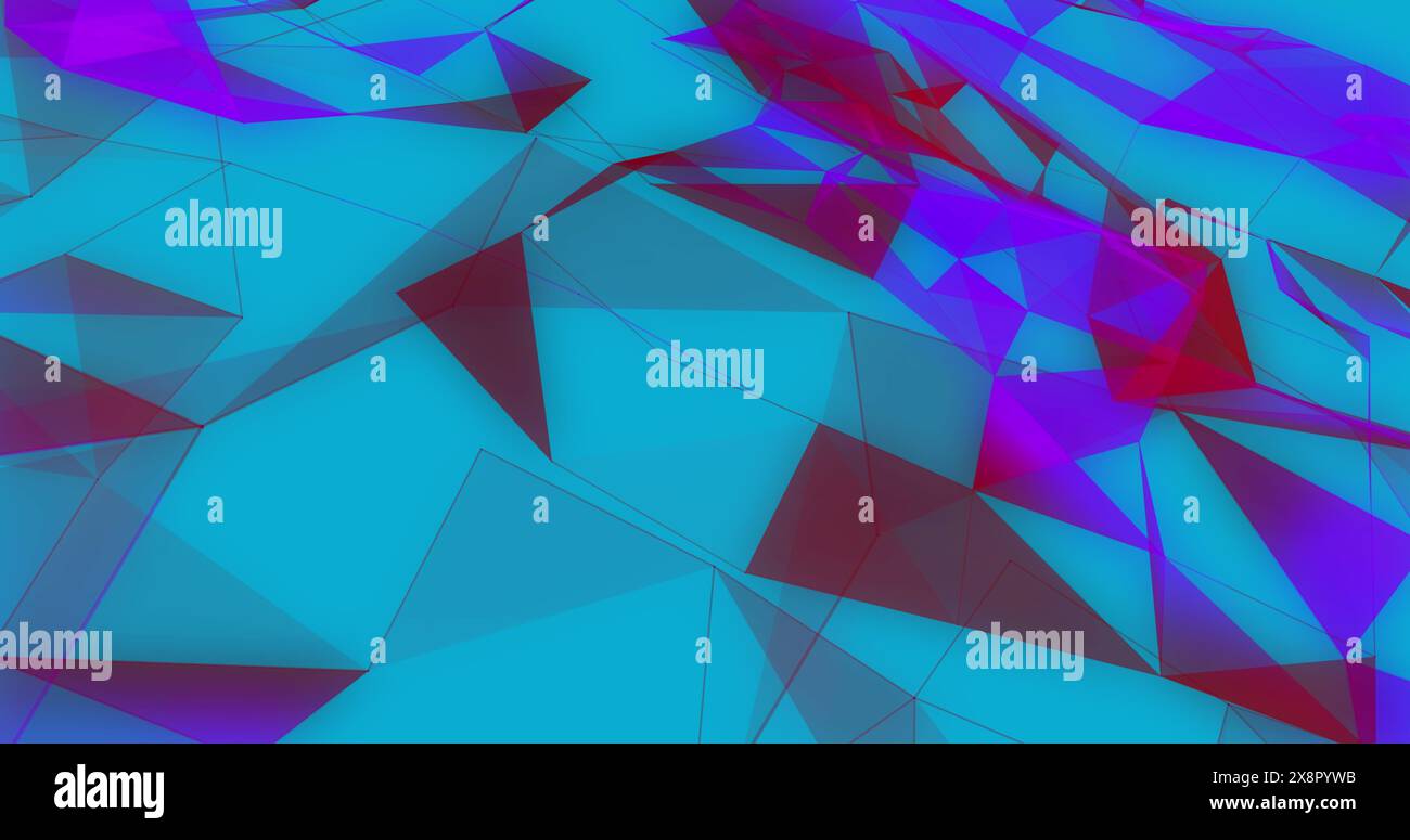 Image of abstract lines pattern moving on blue background Stock Photo ...