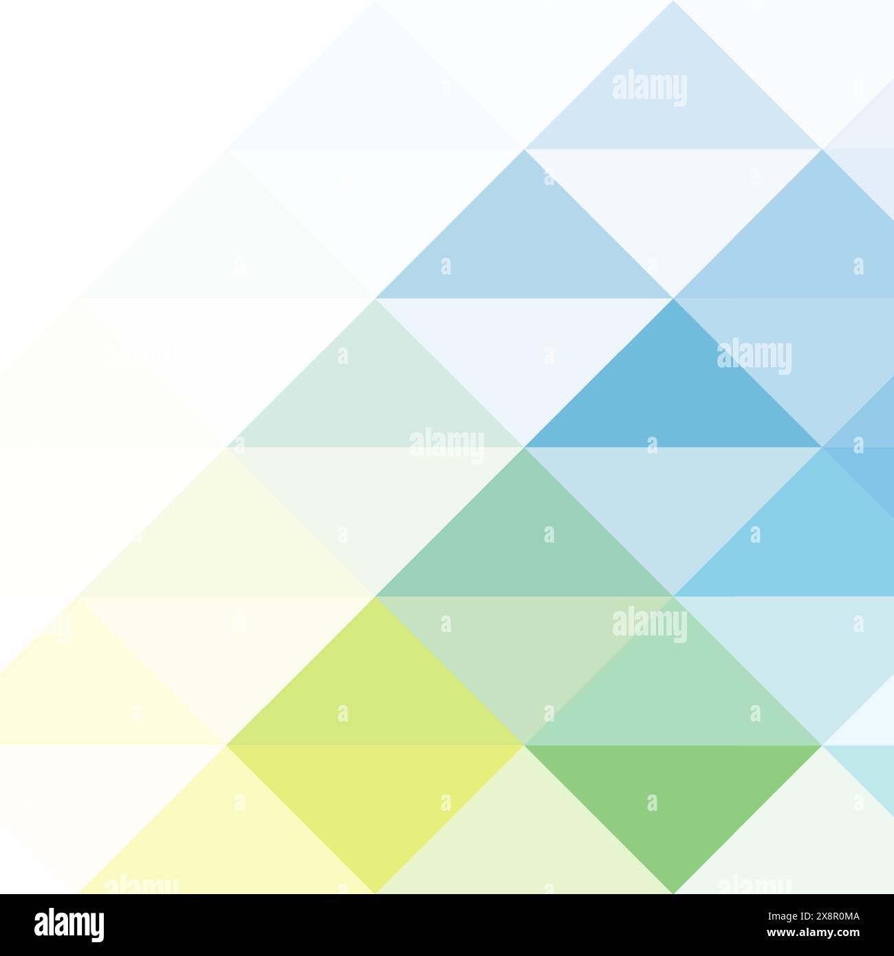 Geometric abstract background featuring blue triangles arranged on a ...