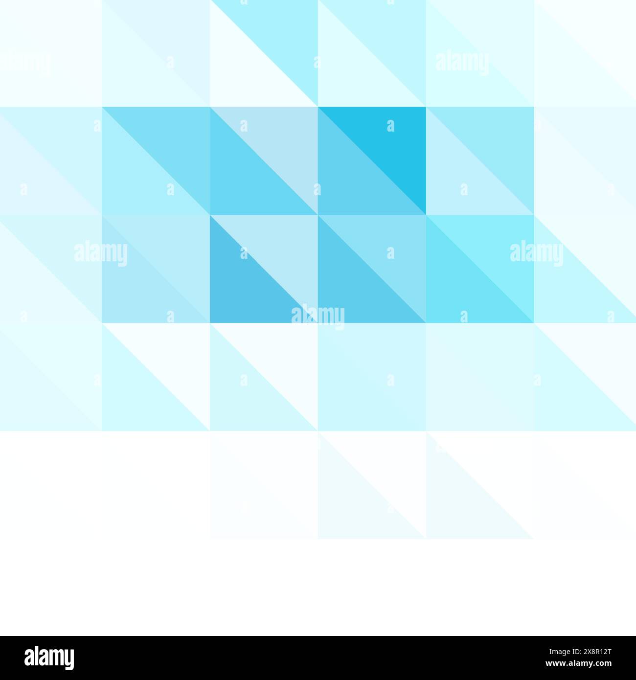 Geometric abstract background featuring blue triangles arranged on a ...