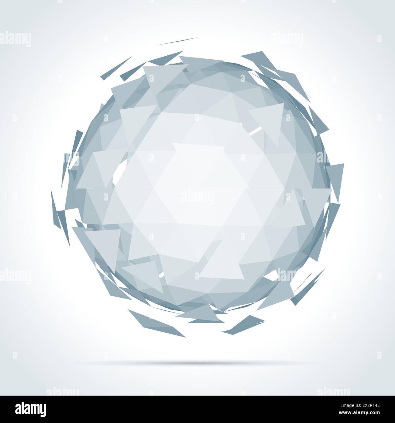 A white diamond placed on a plain white background, showcasing its ...