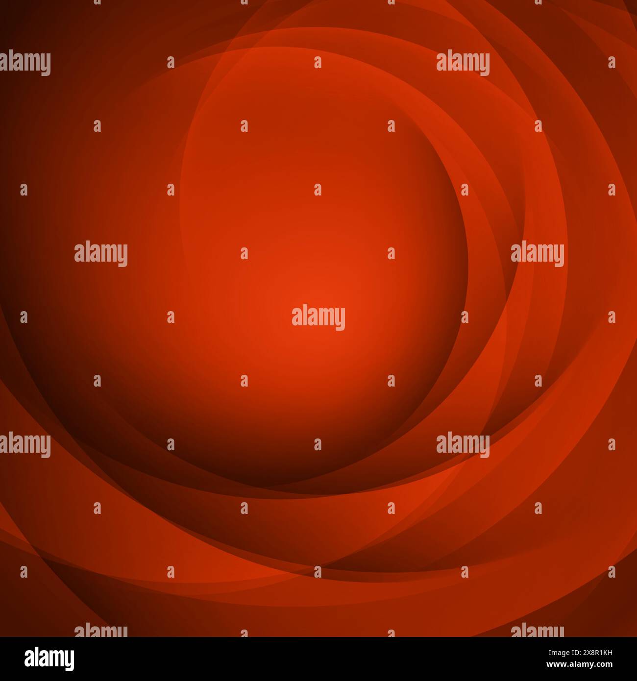 A gradient of red hues forms an abstract backdrop with multiple transparent circles overlapping ...