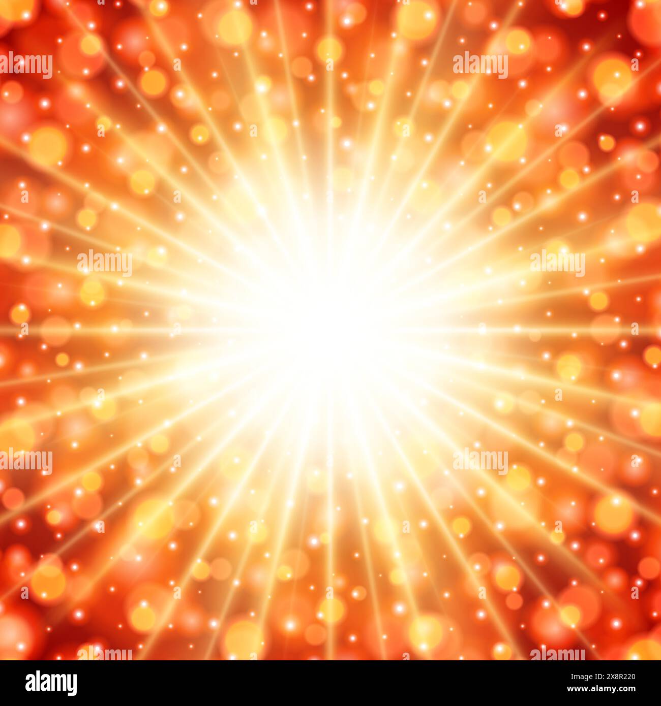 Dynamic explosion vibrant orange Stock Vector Images - Alamy