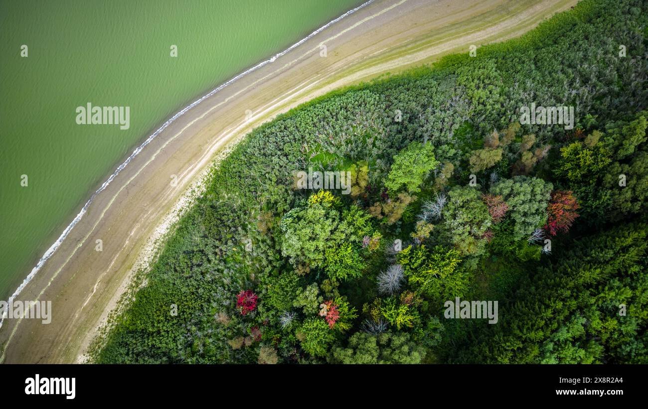 Overhead aerial view colorful trees hi-res stock photography and images ...