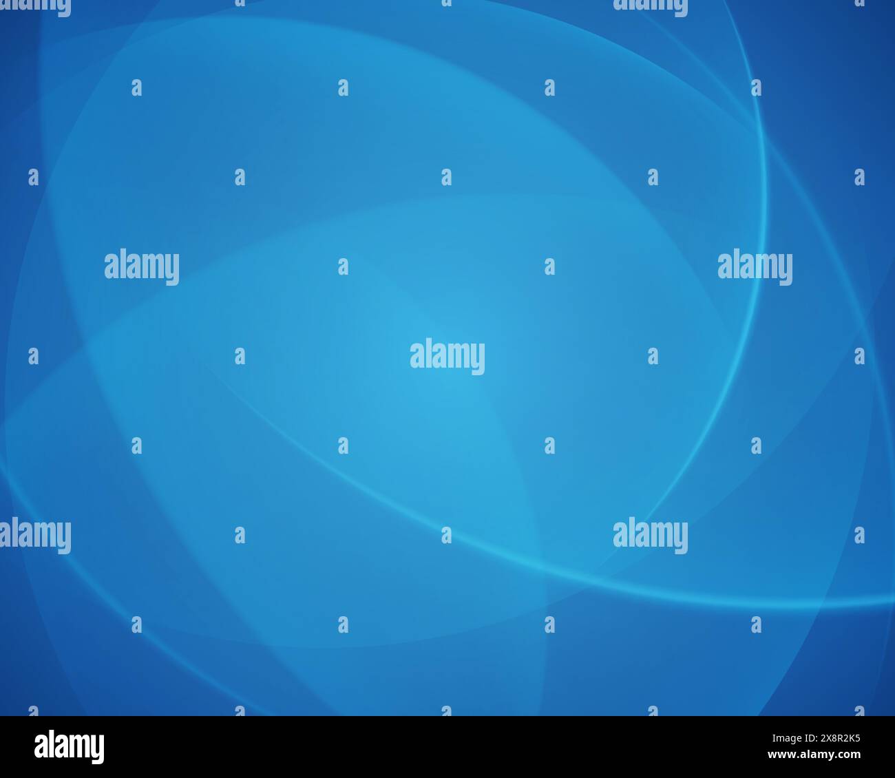 A gradient of blue hues forms an abstract backdrop with multiple transparent circles overlapping ...