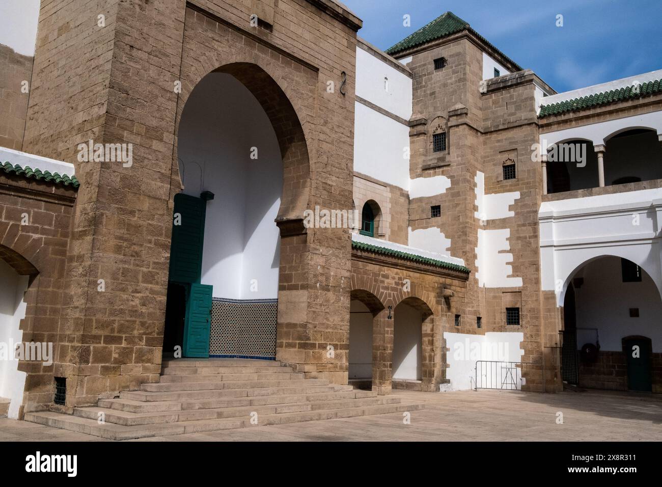 Courtyard of the Mahkama of Pacha in Casablanca, Morocco on 7 October ...