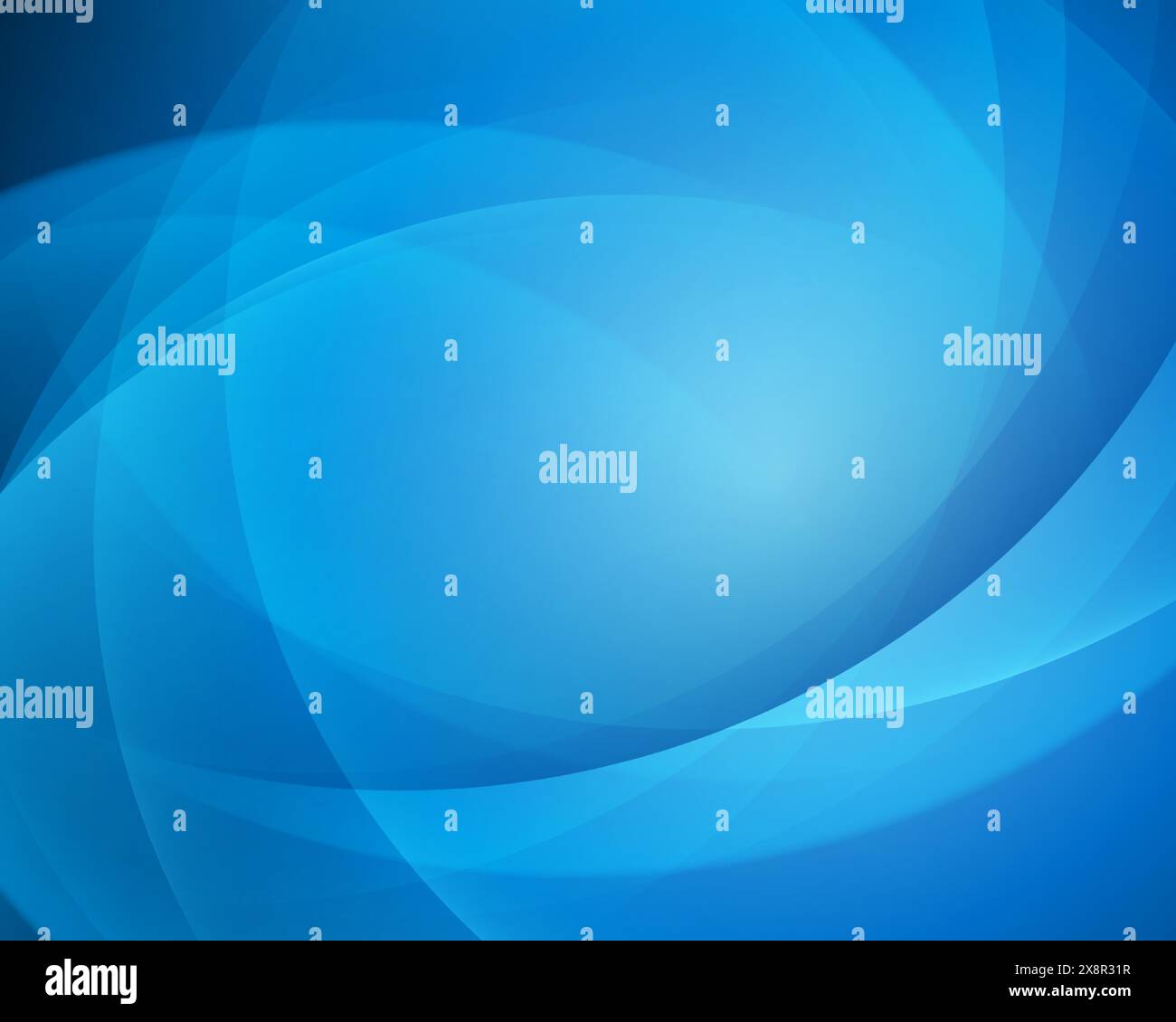 A gradient of blue hues forms an abstract backdrop with multiple transparent circles overlapping ...