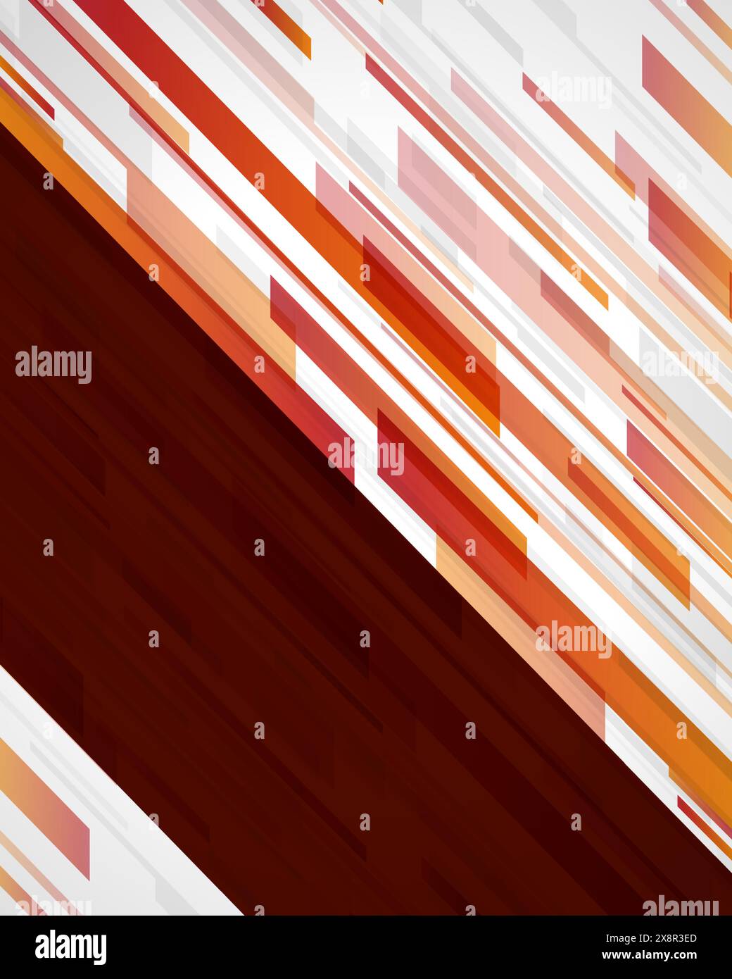 Warm-toned geometric shapes form a dynamic and modern abstract background, with a composition of ...