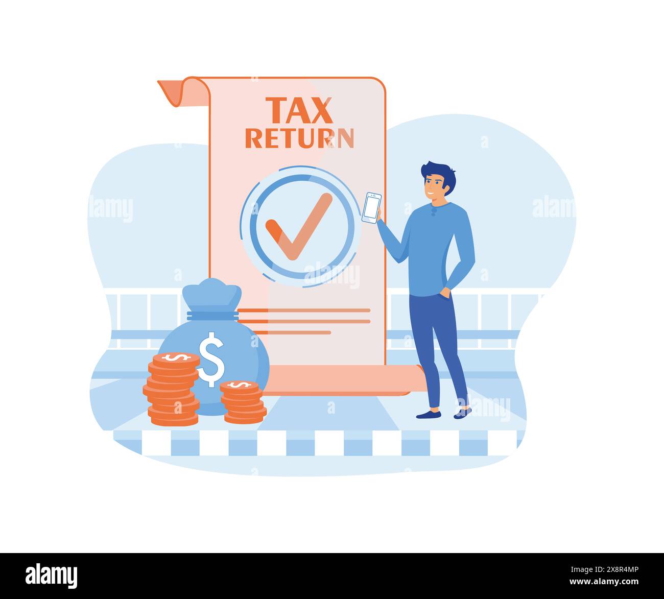 Returns process Stock Vector Images - Alamy