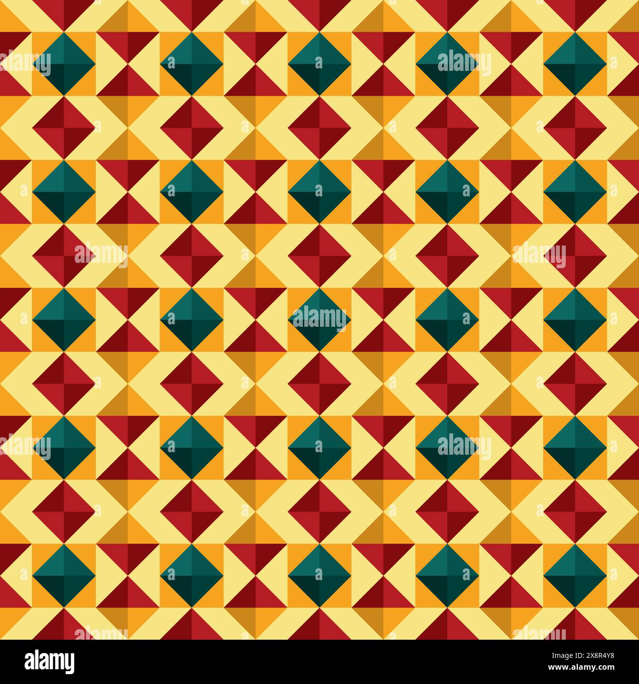 Geometric Seamless Pattern Background Wallpaper Vector Stock Vector Image And Art Alamy