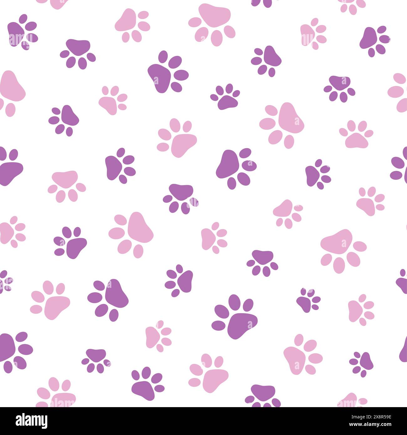Purple paws Stock Vector Images - Alamy