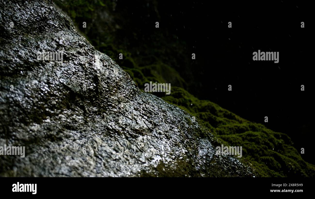 Mossy mountain slope drops hi-res stock photography and images - Alamy