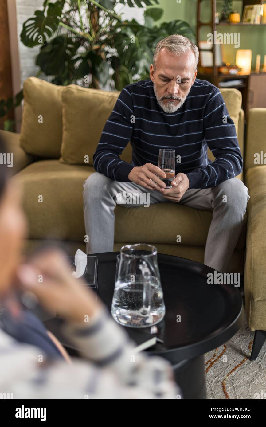 Depressed psychologist hi-res stock photography and images - Alamy