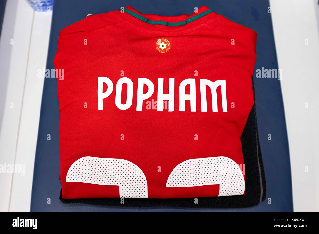 ACHNAS, CYPRUS - 26TH MAY 2024: Brogan Popham shirt. Cymru u17 v ...