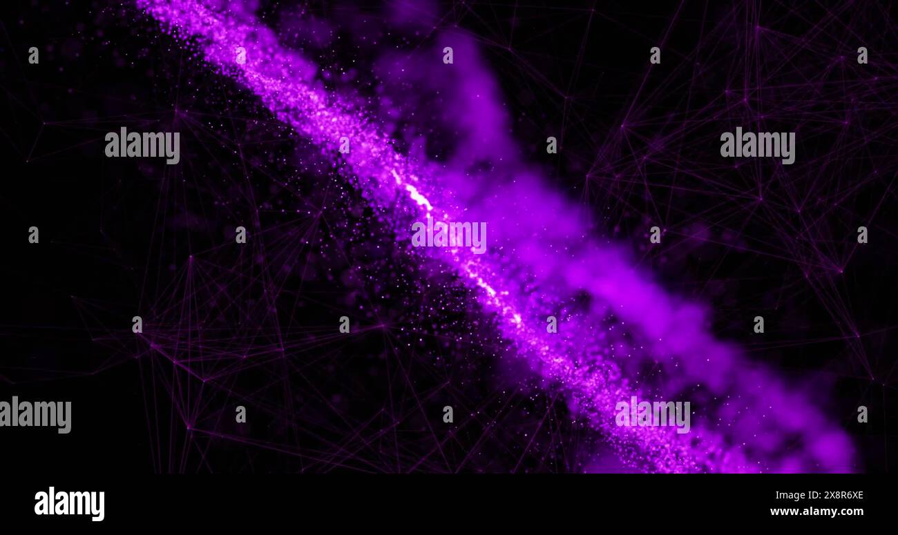 Image of purple mesh moving on seamless loop Stock Photo - Alamy