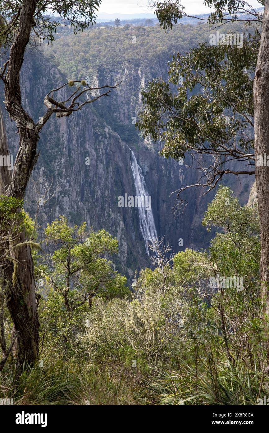 Wollemombi waterfall falls in Oxley Rivers national park, Australia's ...