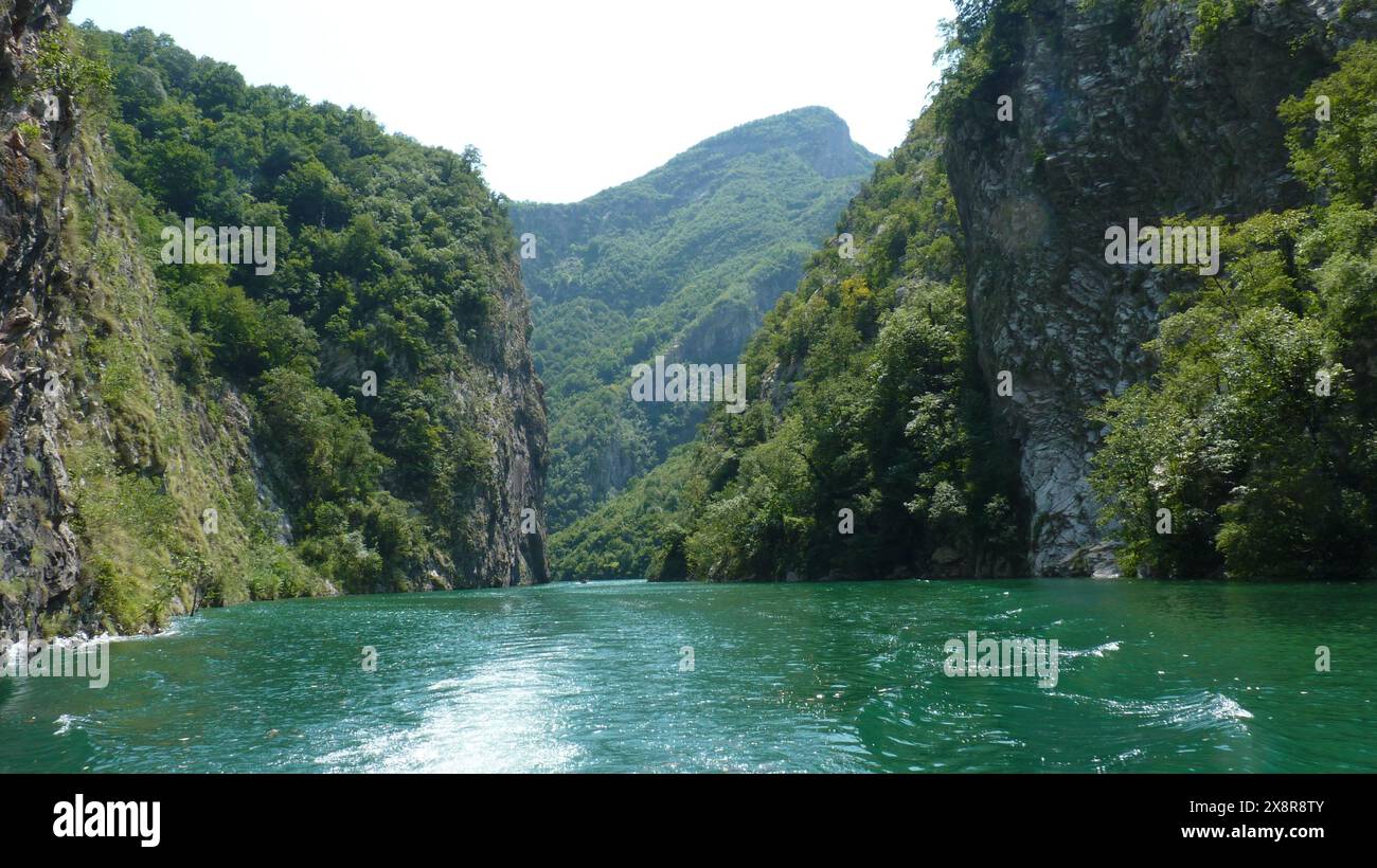 Koman lake canyons Stock Photo - Alamy