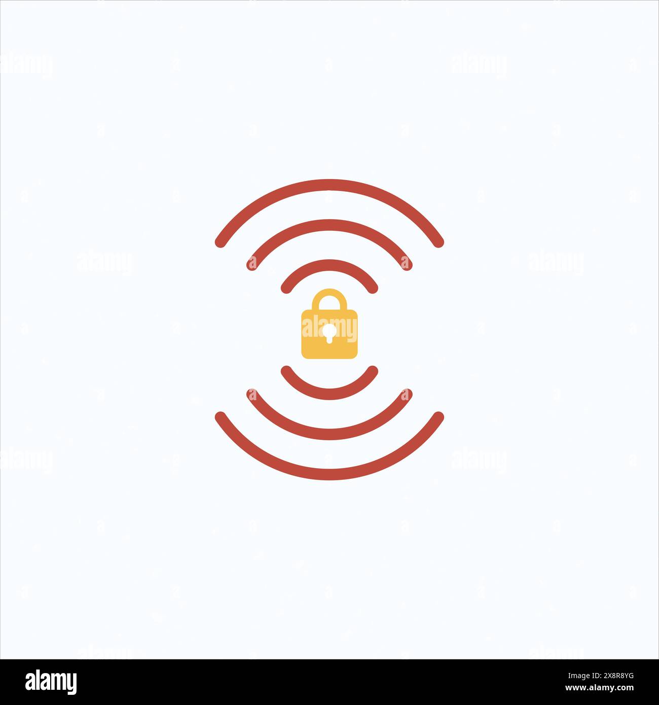 Wi fi padlock Stock Vector Images - Alamy