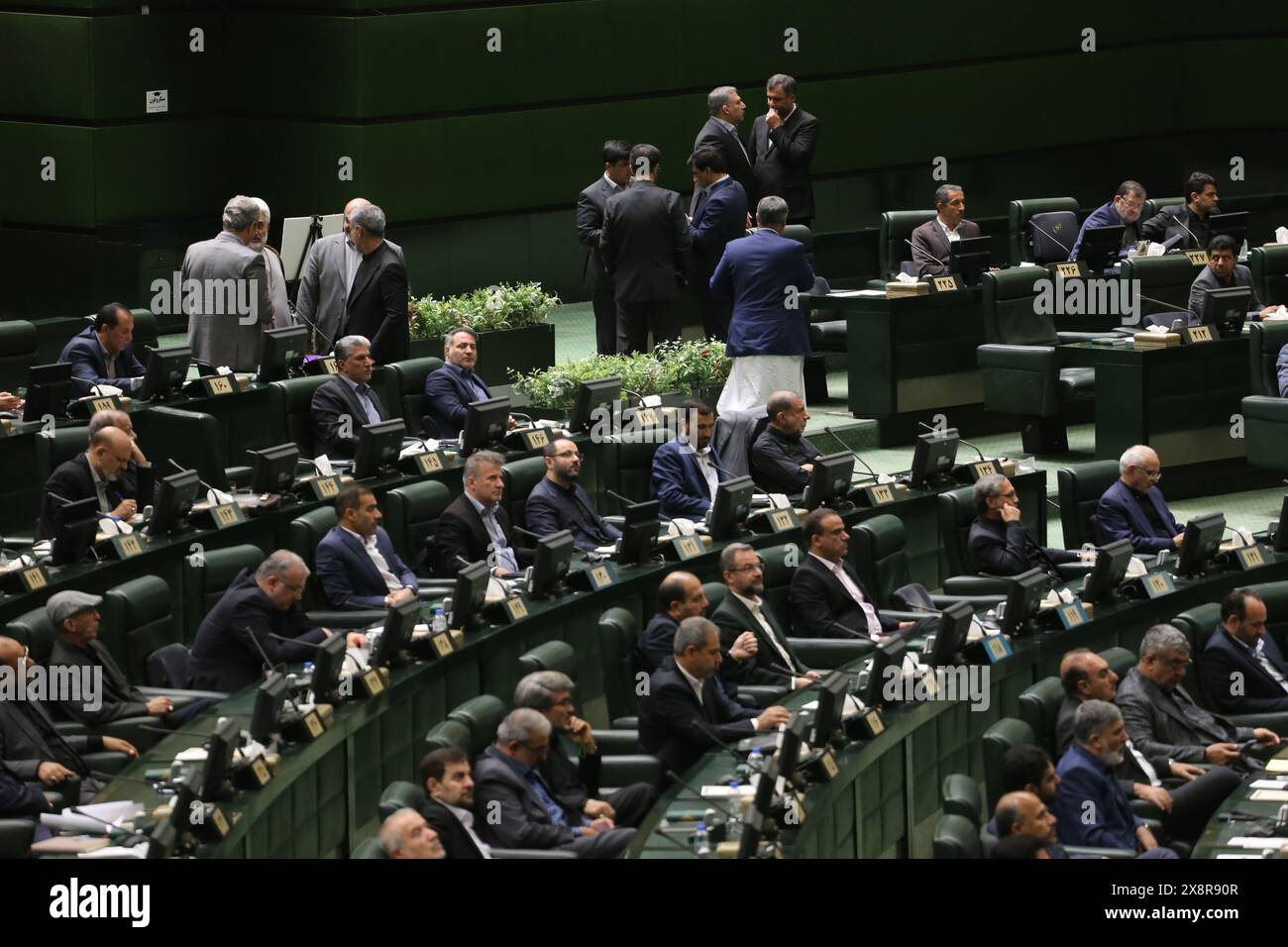 May 27, 2024, Tehran, Iran: Iranian lawmakers attend the opening ...