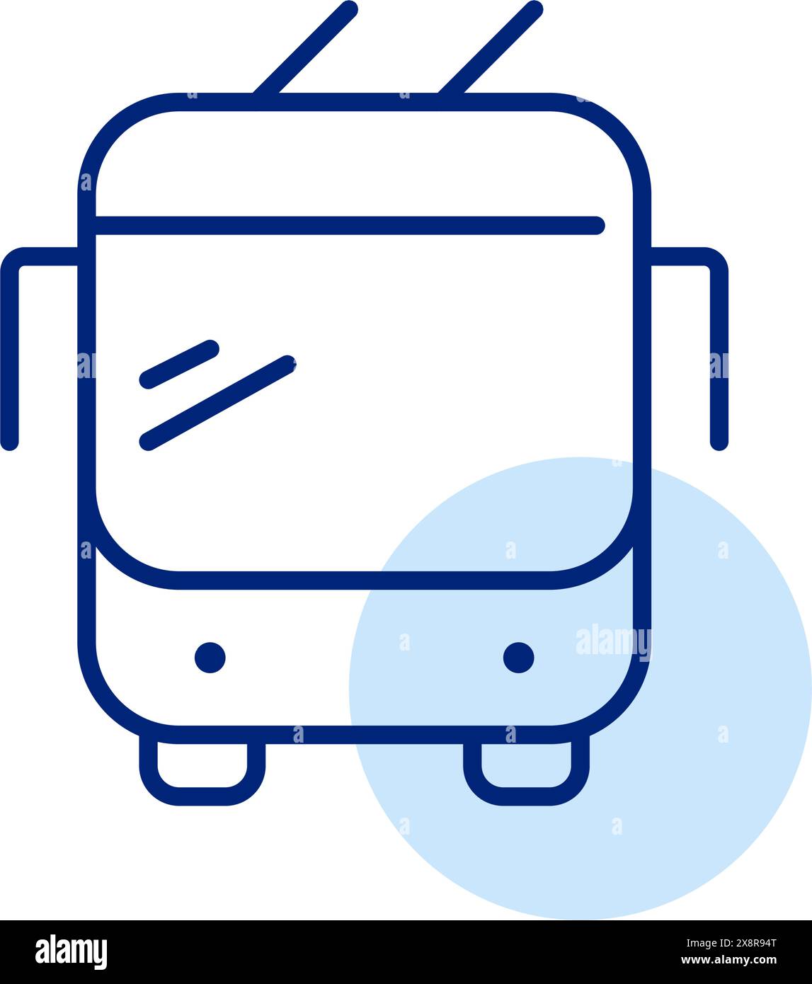 Trolleybus. Electricity powered tram bus. Clean urban mobility ...