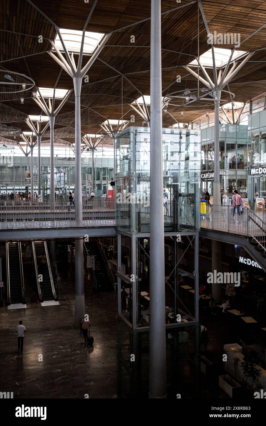 The modern Casa-Port train station in Casablanca, Morocco on October 5 ...