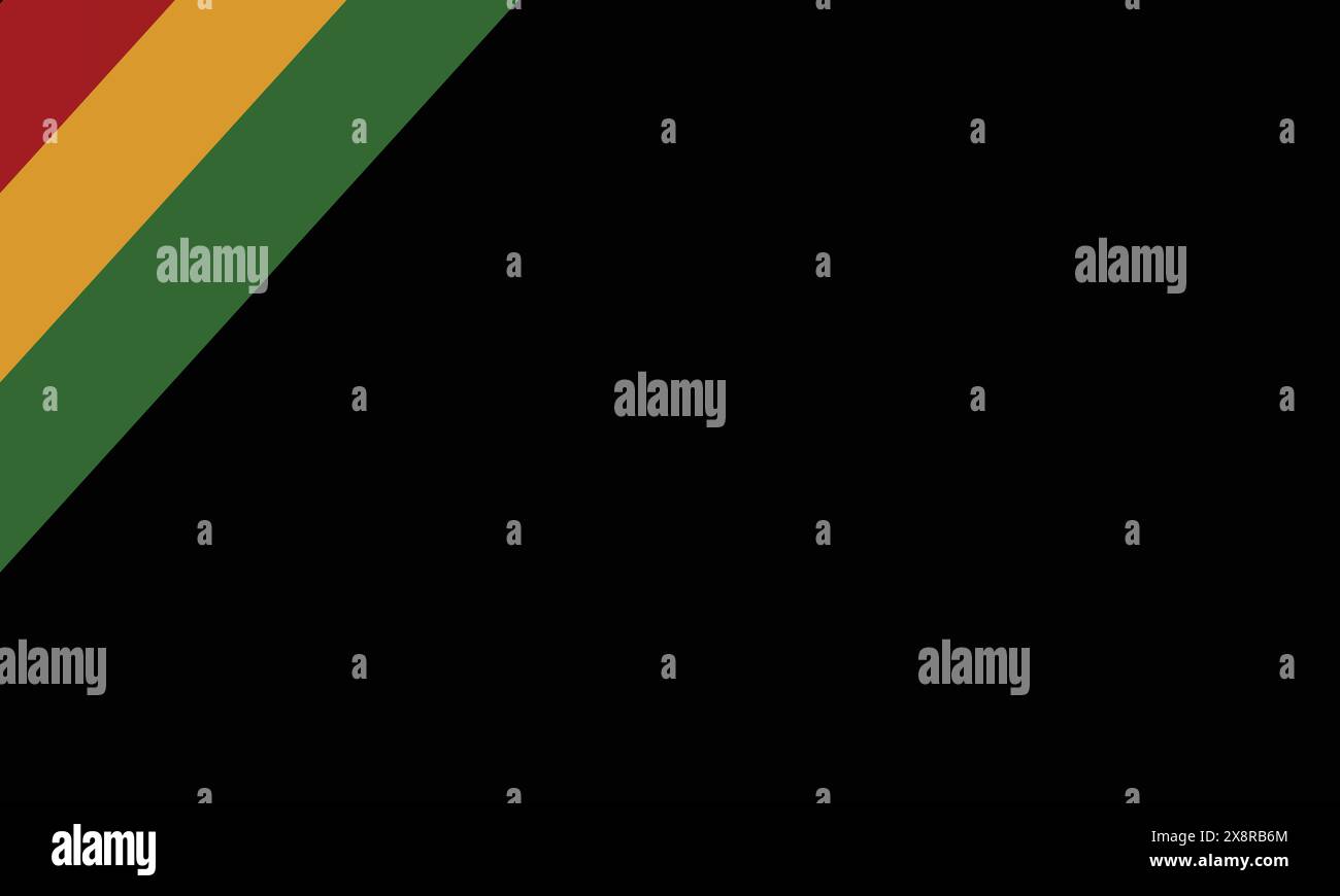 Juneteenth Celebration Flag Background Design for June 19th Stock ...