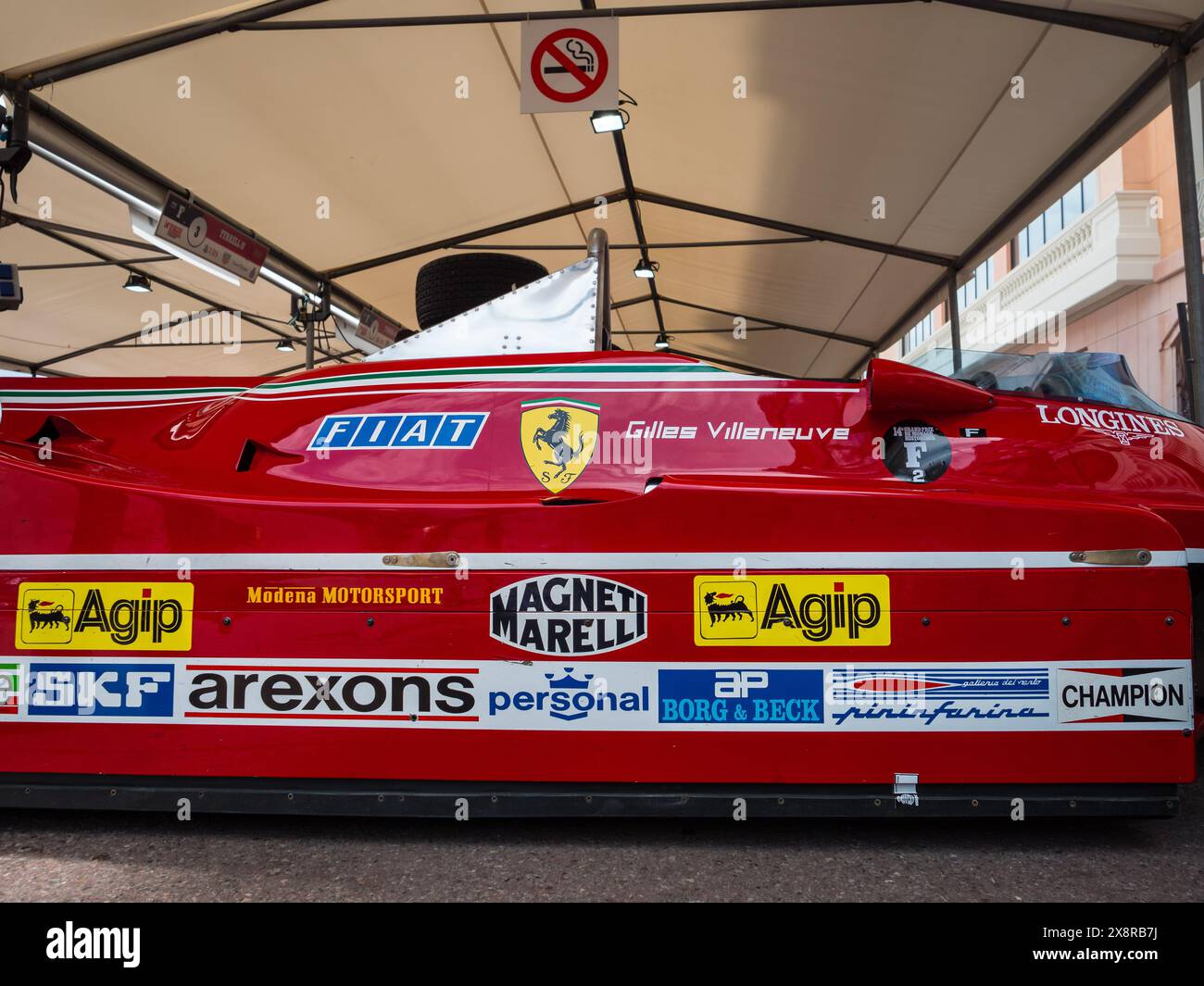1980 Ferrari 312-T5 F1 racing car, at the Monaco Historique Monte Carlo ...