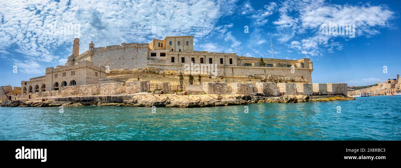 Fort St. Angelo, symbol of Malta's resilience, majestic stone walls ...