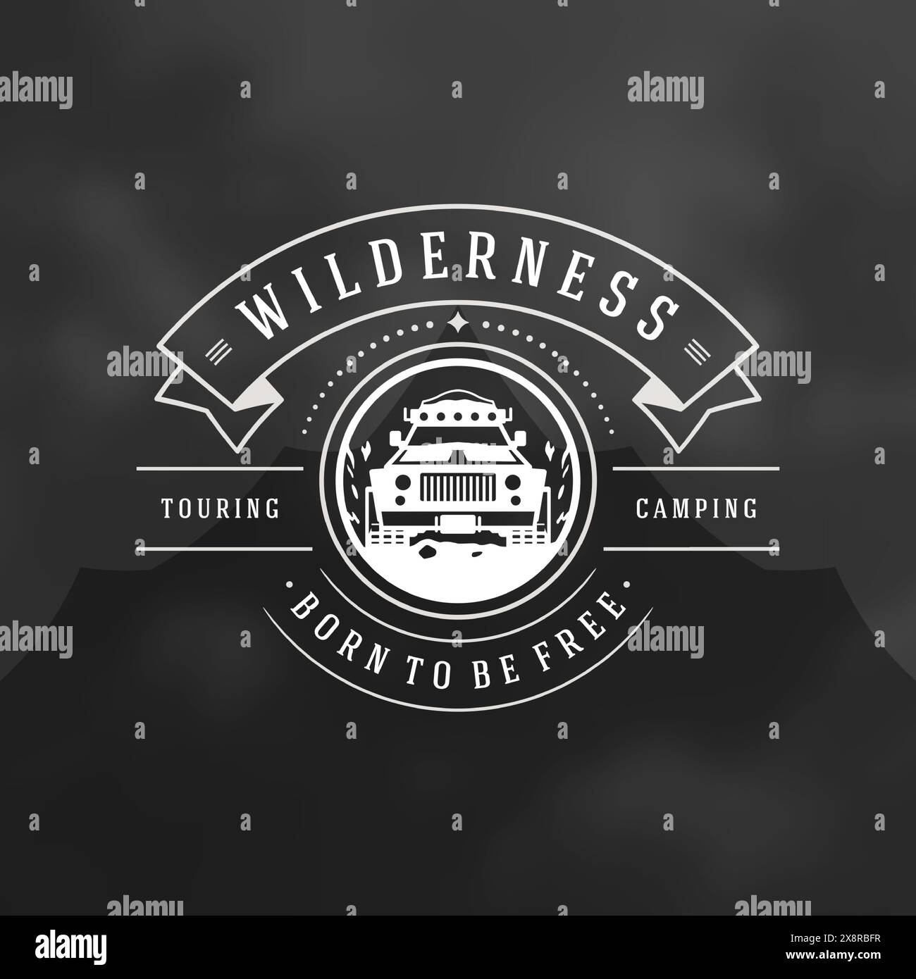 Off road car logo emblem vector illustration. Outdoor extreme adventure ...