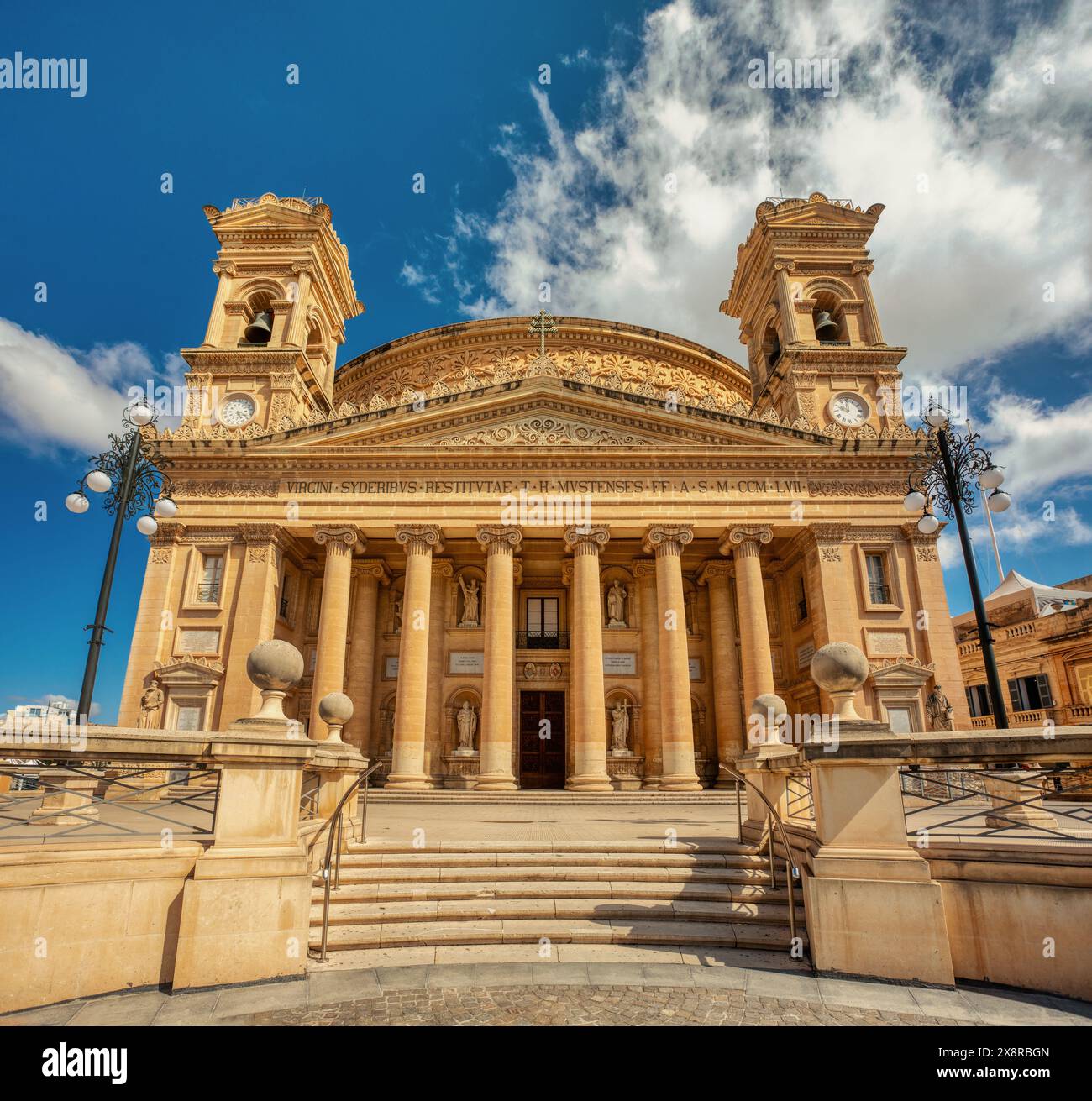 Rotunda of Mosta, Sanctuary Basilica of the Assumption of Our Lady a magnificent domed church ...