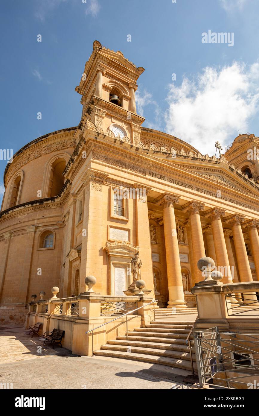 Rotunda of Mosta, Sanctuary Basilica of the Assumption of Our Lady a magnificent domed church ...