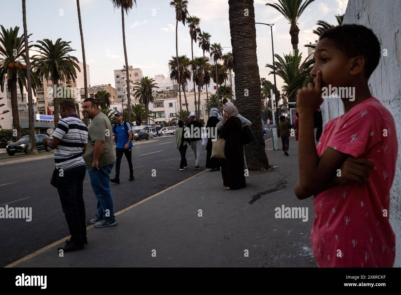 Street scene in casablanca hi-res stock photography and images - Alamy
