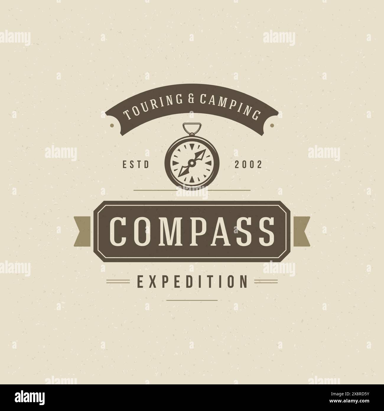 Compass logo emblem vector illustration. Outdoor adventure leisure ...
