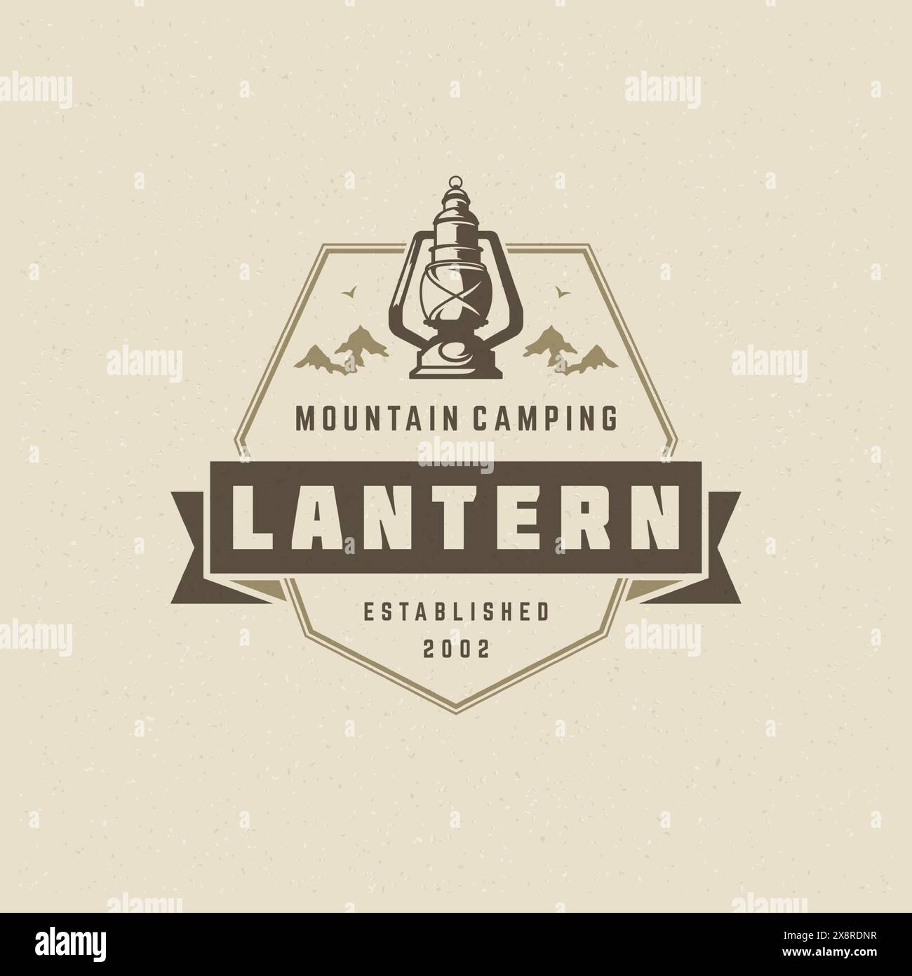 Camping logo emblem vector illustration. Outdoor adventure expedition ...