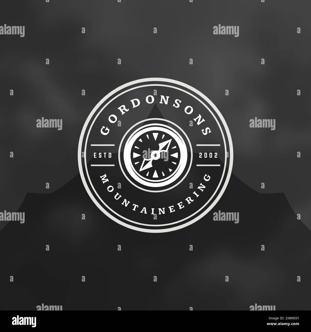 Expedition logo design vector illustration. Outdoor adventure leisure ...