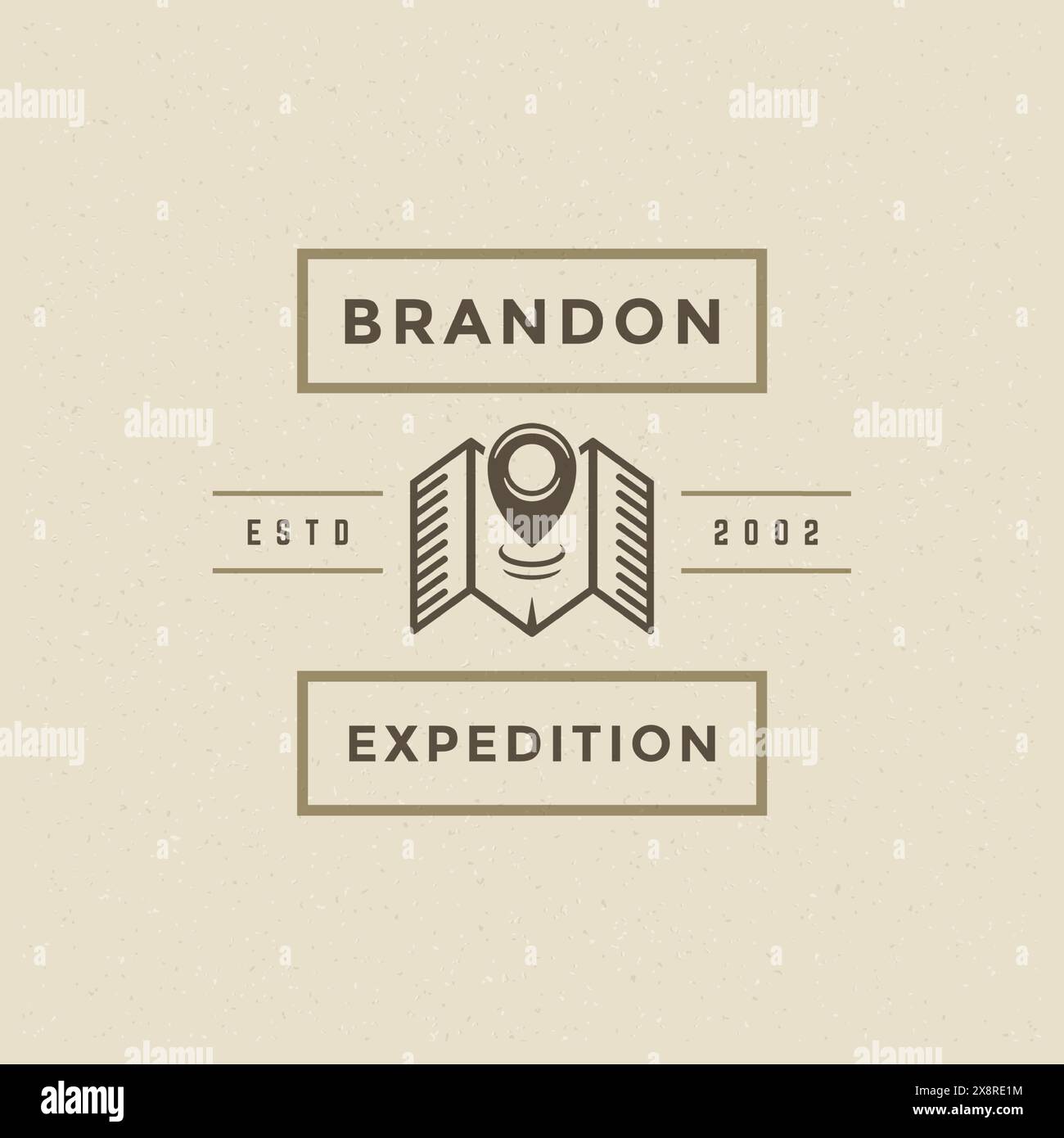 Expedition logo design template vector illustration. Map pointer ...