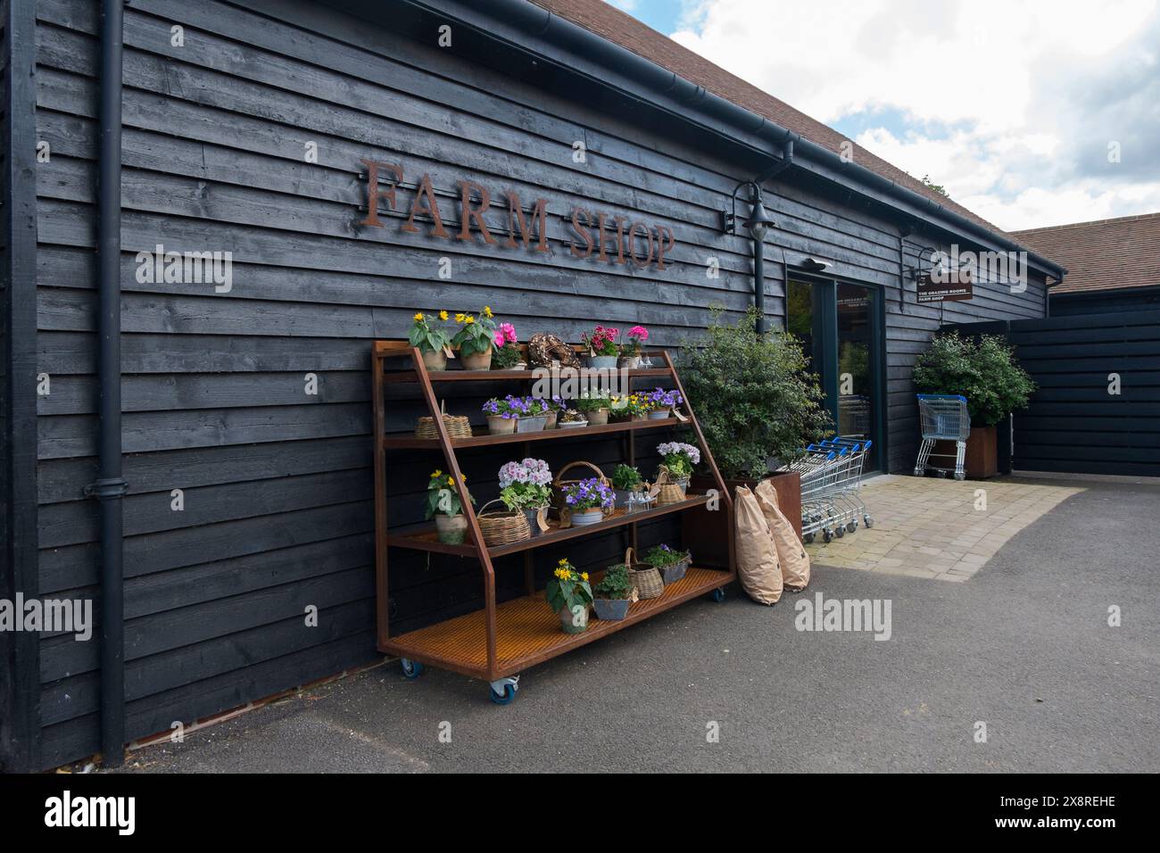 Entrance to Sky Park Farm, a deer farm with an adventure playground ...