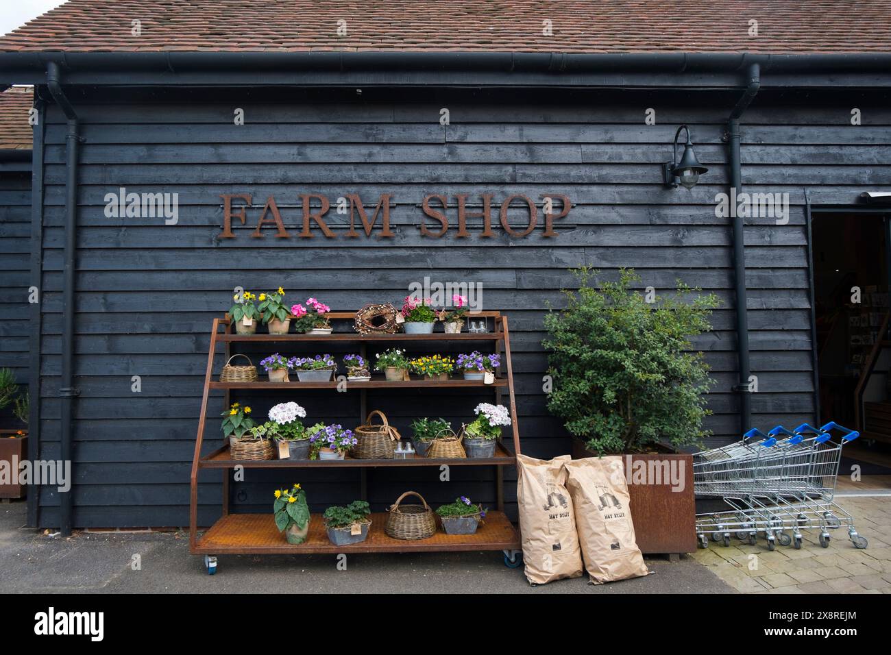 Entrance to Sky Park Farm, a deer farm with an adventure playground ...