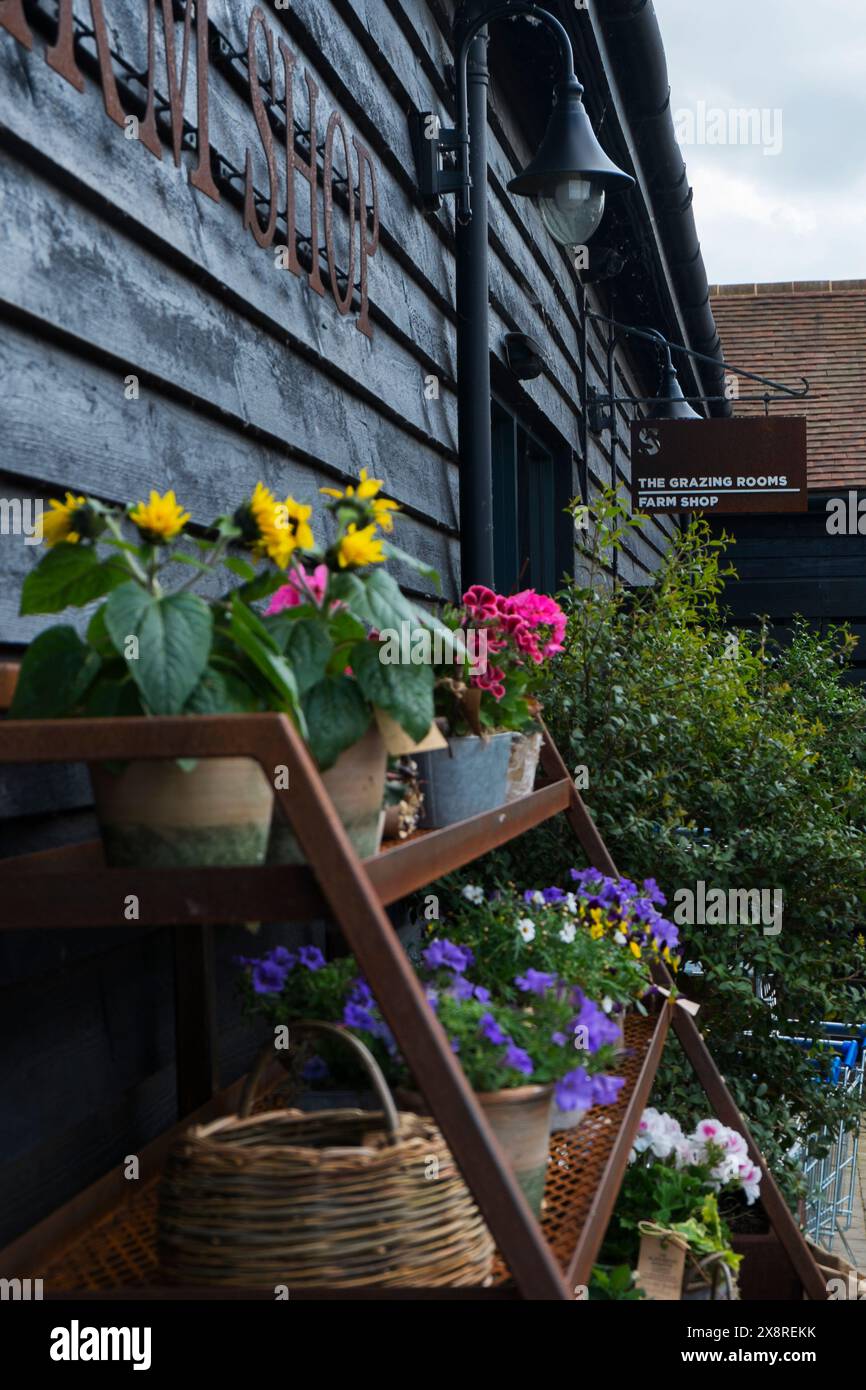 Entrance to Sky Park Farm, a deer farm with an adventure playground ...