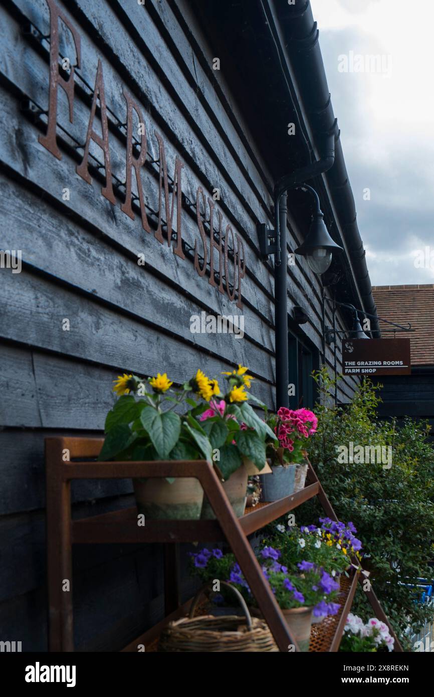 Entrance to Sky Park Farm, a deer farm with an adventure playground ...